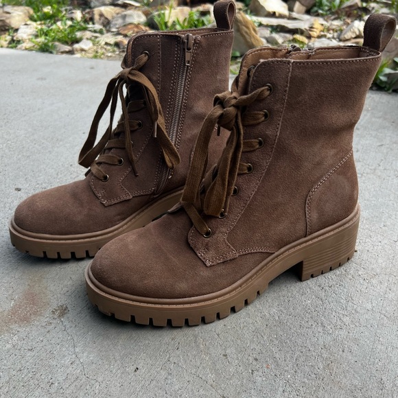 Crown Vintage | Shoes | Crown Vintage Combat Boots | Poshmark